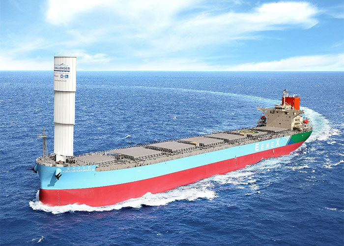 Mitsui O.S.K. Lines wdraża napęd wiatrowy Wind Challenger na kolejnym ...