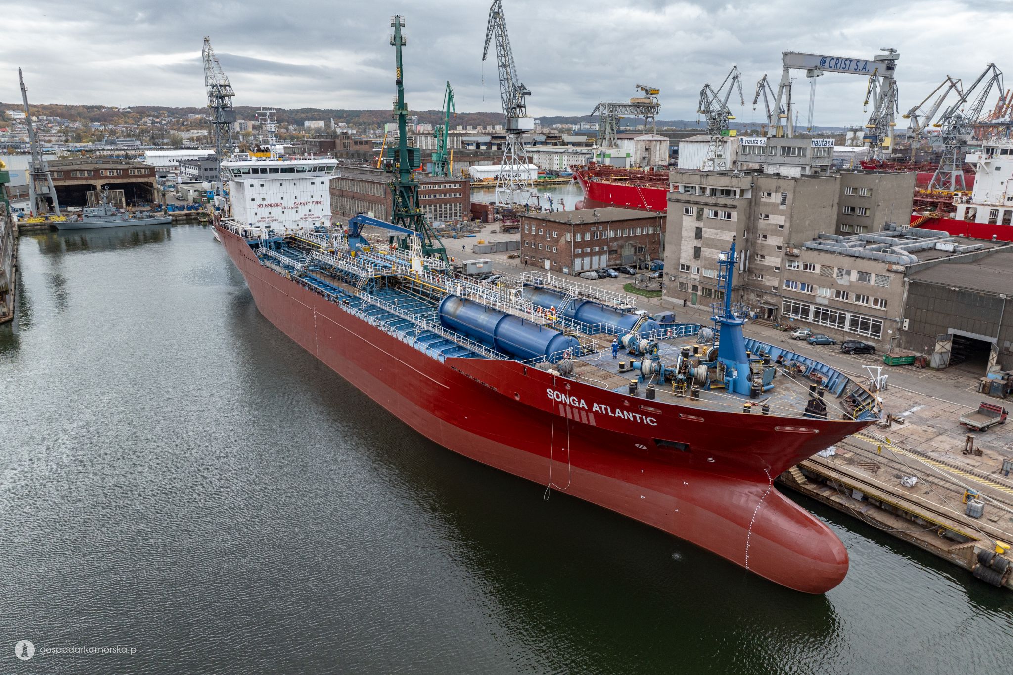 Stocznia Nauta: ważny przegląd klasowy tankowca Songa Atlantic ...